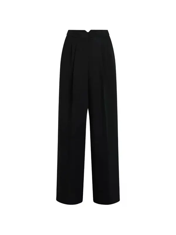 Karl Lagerfeld Studio Wide-leg Trousers - Black