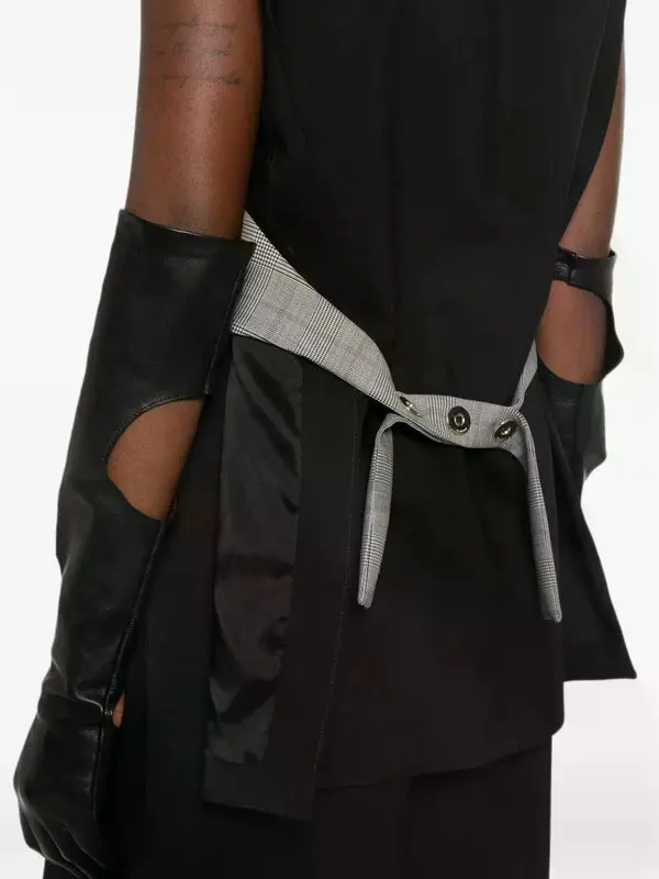 Sportmax Abete Check-pattern Sleeveless Gilet
