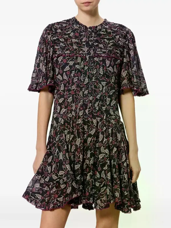 MARANT ETOILE Daynia" Printed Cotton Voile Dress