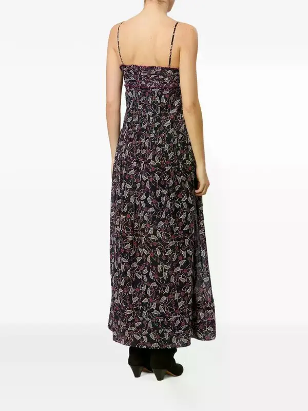 MARANT ETOILE Printed Cotton Voile Maxi Dress