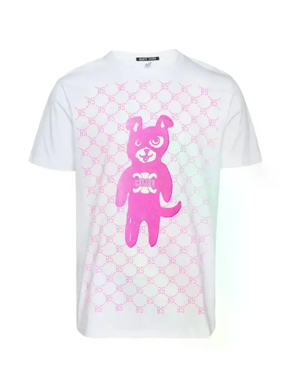 BLACK SCORE Graphic-print Cotton T-shirt