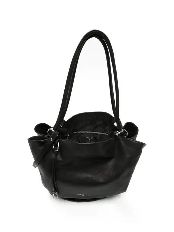 Patrizia Pepe Logo-plaque Leather Shoulder Bag