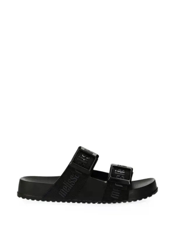 Melissa Logo-strap Buckled Sandals - Black