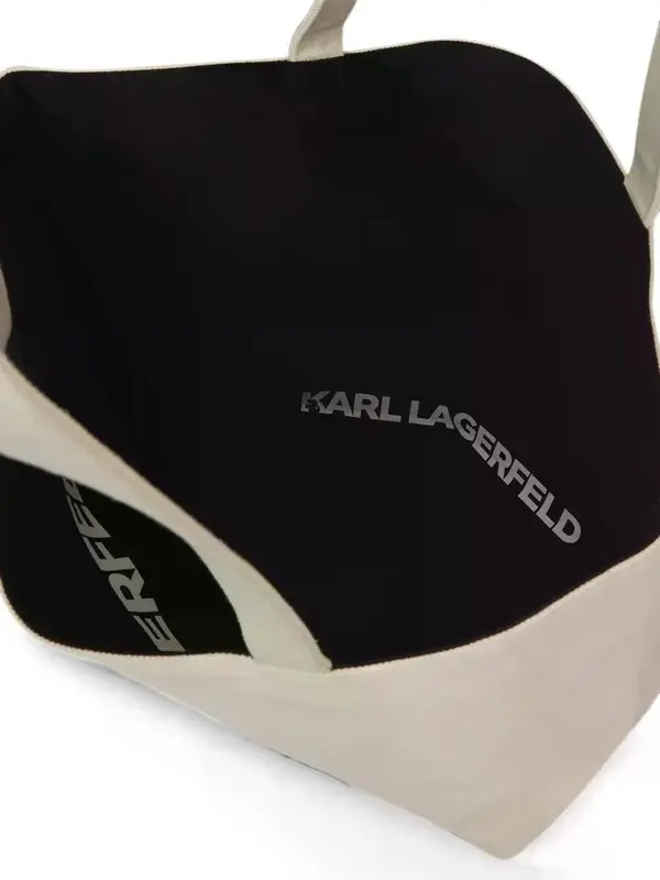 Karl Lagerfeld Ikon Karl And Choupette Reversible Shopper Bag