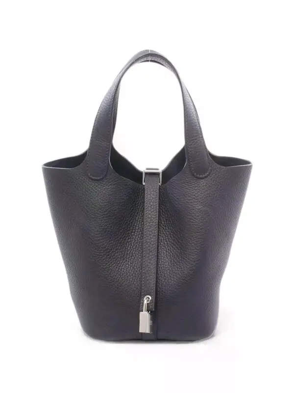 Hermès 2010s Pm Picotin Lock Tote Bag - Grey