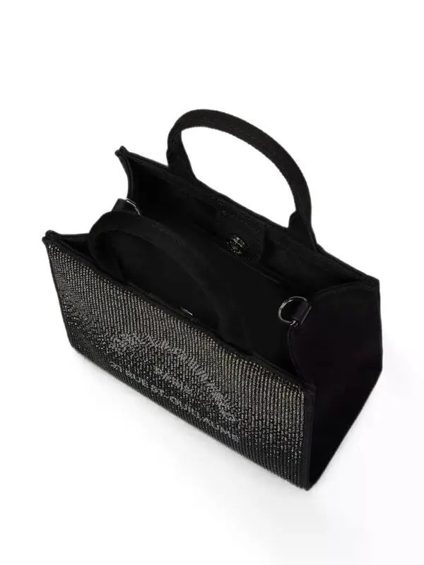 Karl Lagerfeld Rhinestone Square Tote Bag