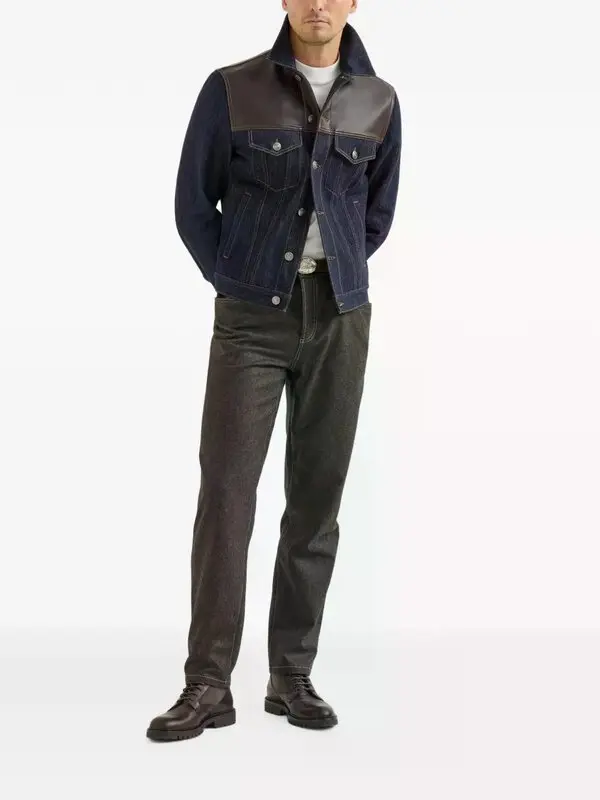Brunello Cucinelli Virgin Wool Flannel Five-pocket Trousers