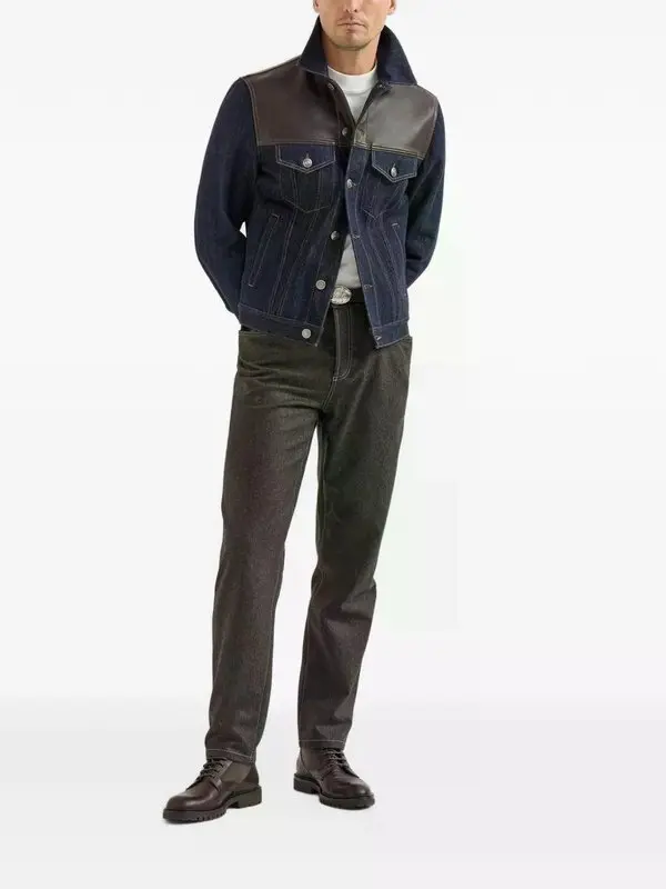 Brunello Cucinelli Virgin Wool Flannel Five-pocket Trousers