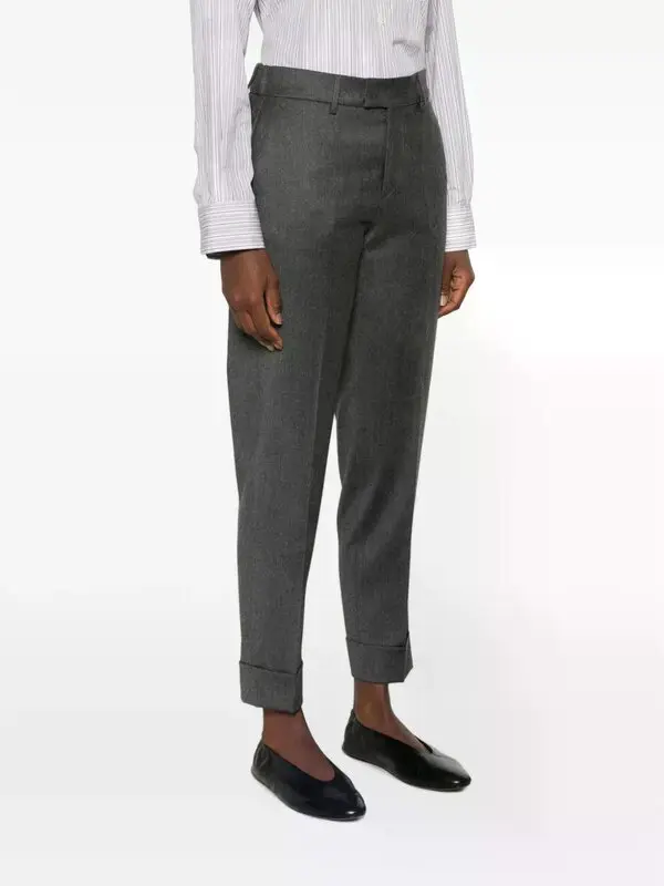 BERWICH Alice Pressed-crease Turn-up Trousers