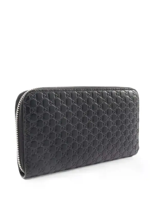 Gucci 2010s Micro Gg Leather Wallet