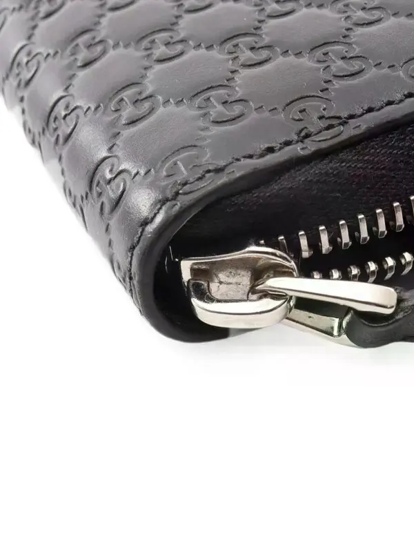 Gucci 2010s Micro Gg Leather Wallet