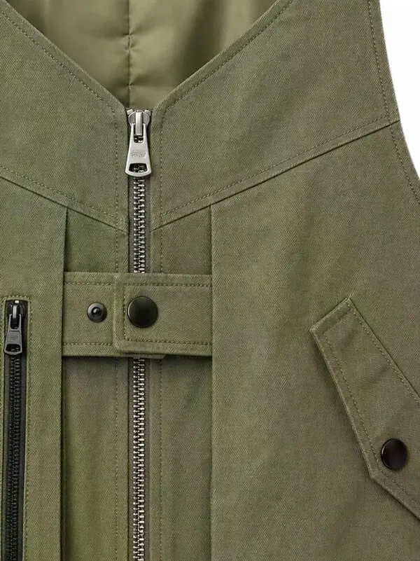 Andersson Bell Zip-up Panelled Vest