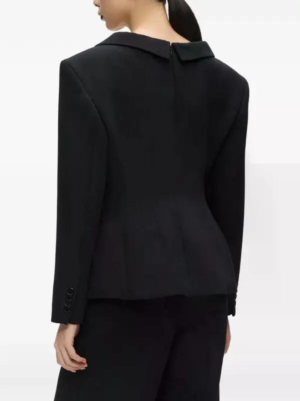 Karl Lagerfeld Karl Studio Wide Shoulder Blazer