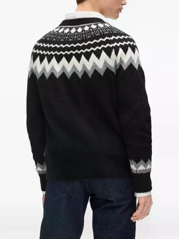 Karl Lagerfeld Fair Isle Knitted Sweater