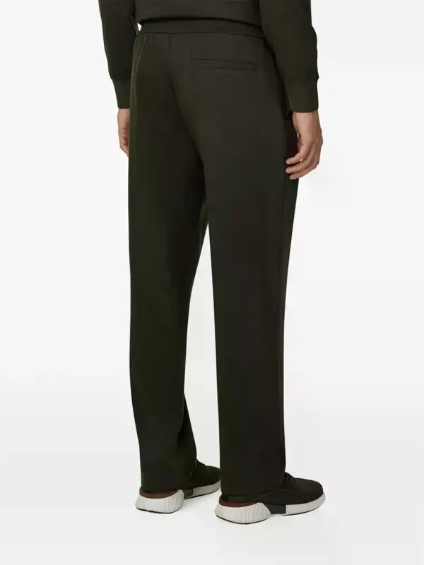 Boggi Milano Joggers In Wool-blend Wooltech