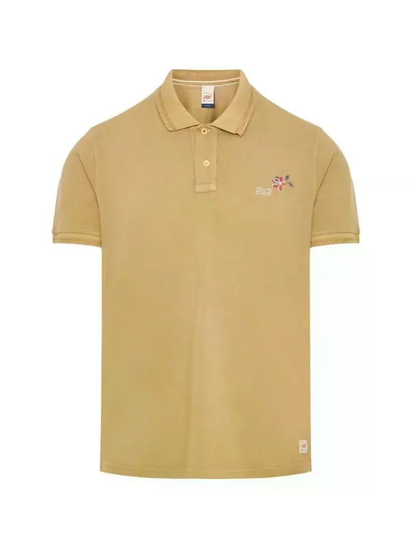 BOB Short-sleeve Piqué Polo Shirt - Neutrals