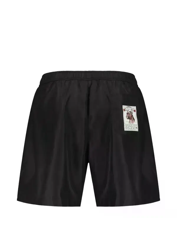 Iceberg Logo-print Graphic-print Swim Shorts