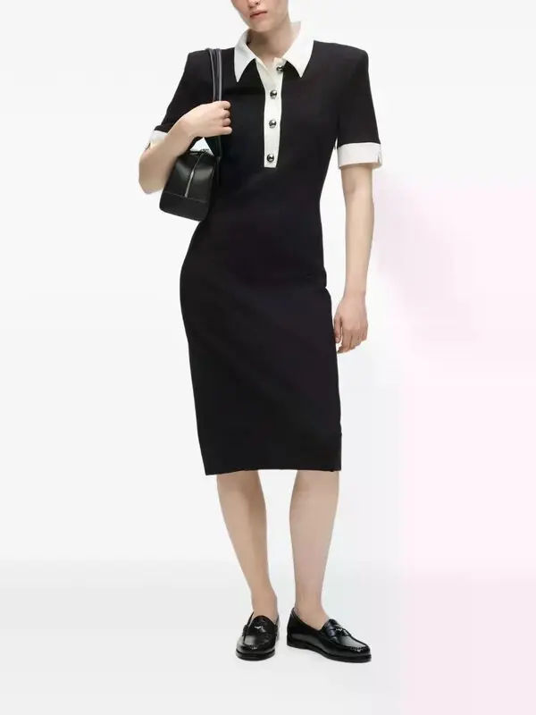 Karl Lagerfeld Contrast-collar Dress