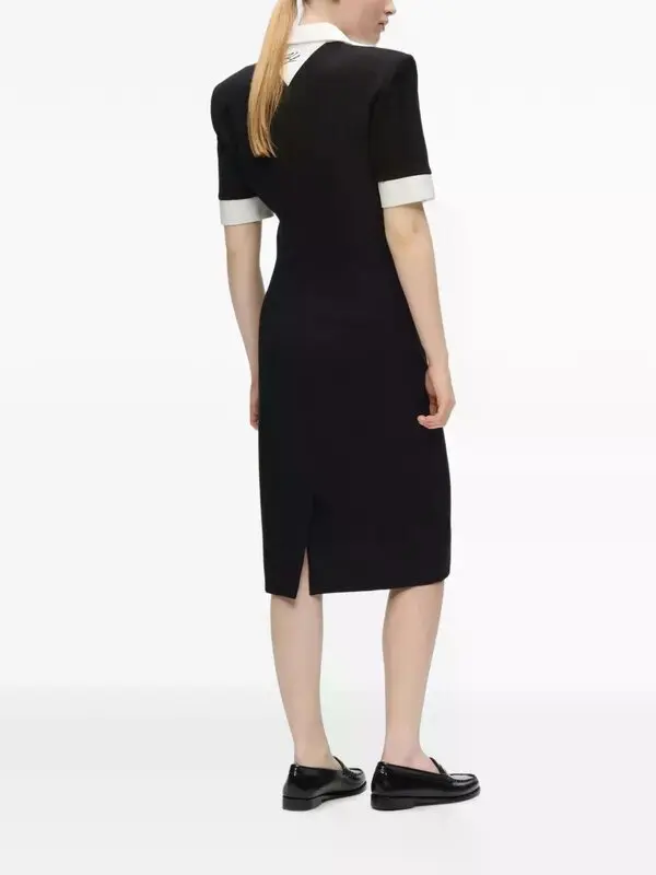 Karl Lagerfeld Contrast-collar Dress