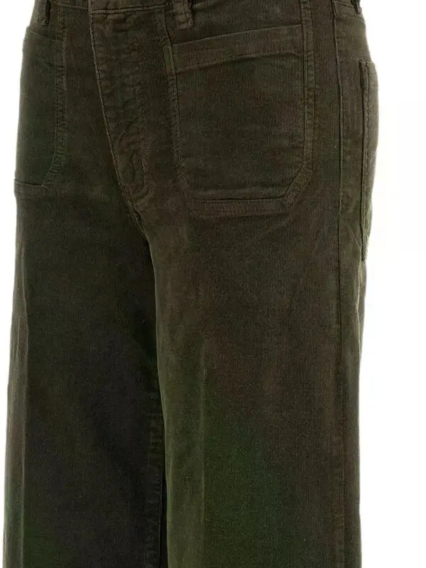FRAME Corduroy-texture Palazzo Pants