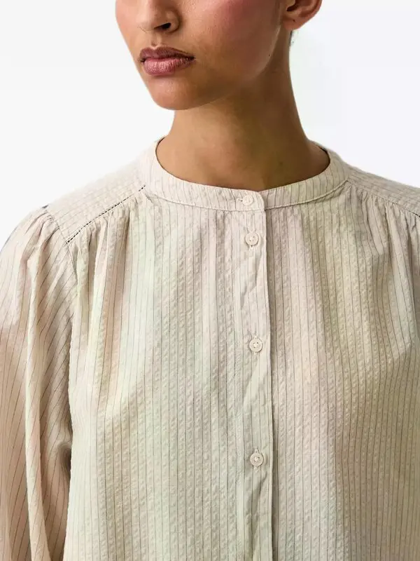 Marc O'polo Striped Seersucker Blouse