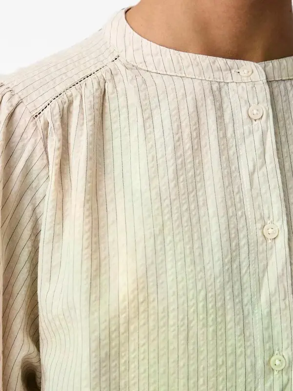 Marc O'polo Striped Seersucker Blouse