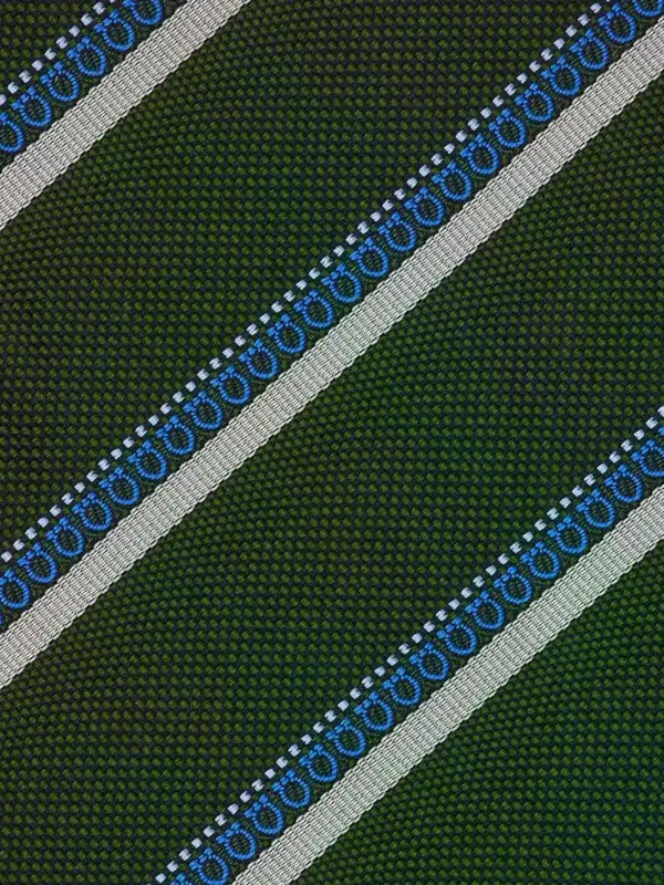 FERRAGAMO Regimental Jacquard Silk Tie