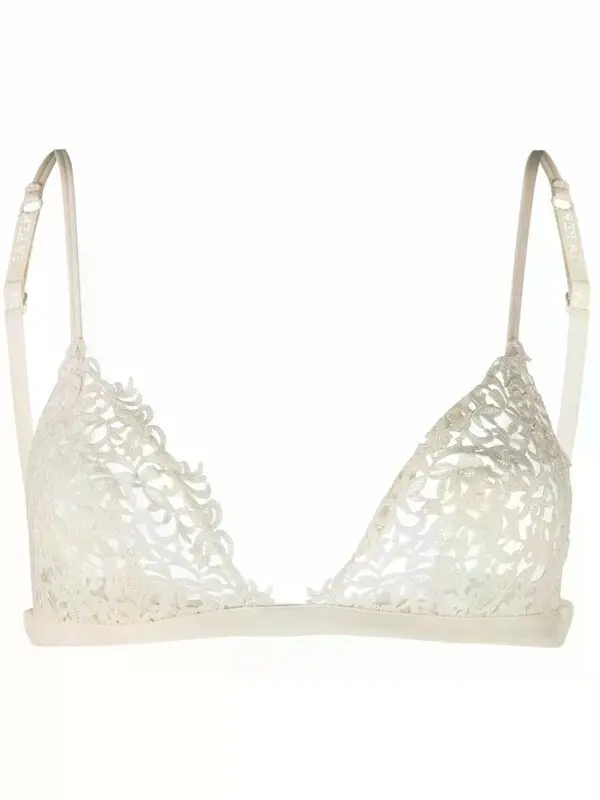 La Perla Petit Macrame Lace Bra - Neutrals
