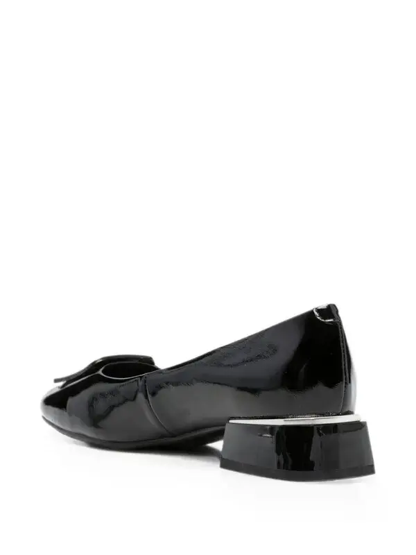 LINDA BAUMANN Buckle-detail Block-heel Pumps