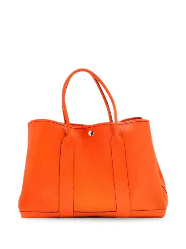Hermès Garden Party Leather 36 Tote Bag - Orange