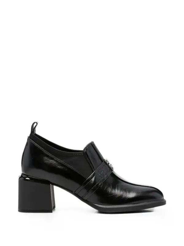 LINDA BAUMANN Logo-plaque Block-heel Pumps