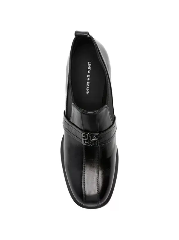 LINDA BAUMANN Logo-plaque Block-heel Pumps