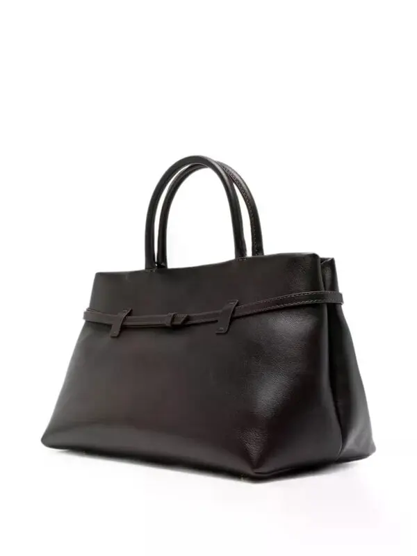 Manu Atelier 35 Le Cambon Leather Tote Bag - Brown