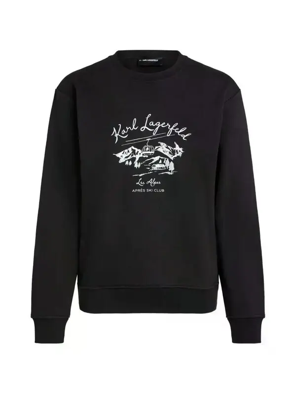 Karl Lagerfeld Après Ski Club Sweatshirt - Black