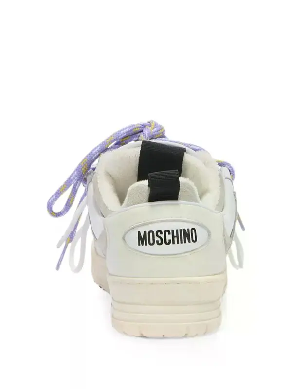 Moschino Logo-patch Panelled Sneakers