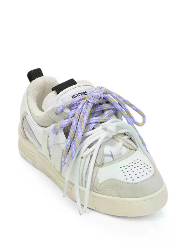 Moschino Logo-patch Panelled Sneakers