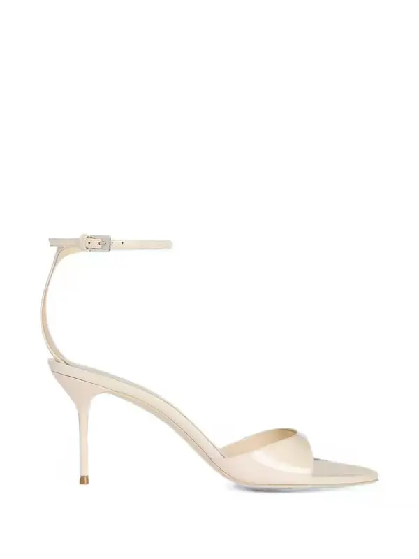 Paris Texas Lidia Patent-leather Sandals - Neutrals