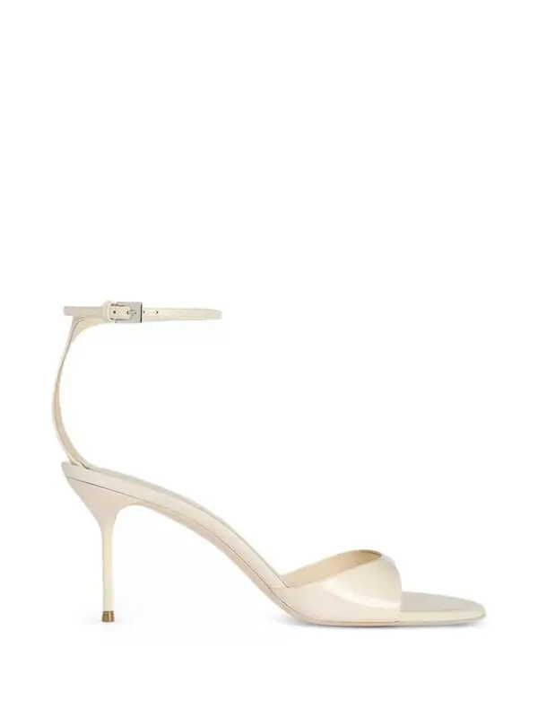 Paris Texas Lidia Patent-leather Sandals - Neutrals