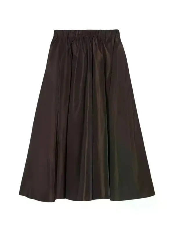Aspesi Elasticated-waistband Flared Midi Skirt