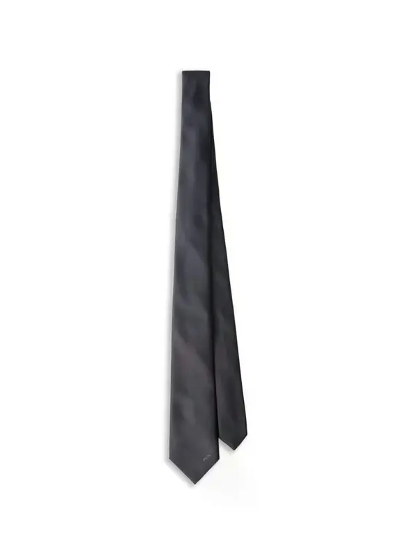 Prada Silk Tie - Grey