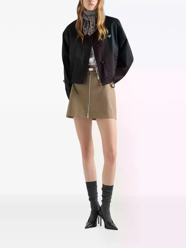 Prada Chino Miniskirt With Zipper