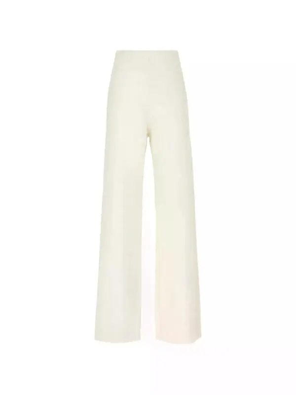 Fabiana Filippi Sequin-embellished Trousers - White