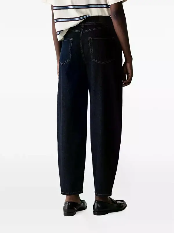 Dkny Buckle-detail Tapered-leg Jeans