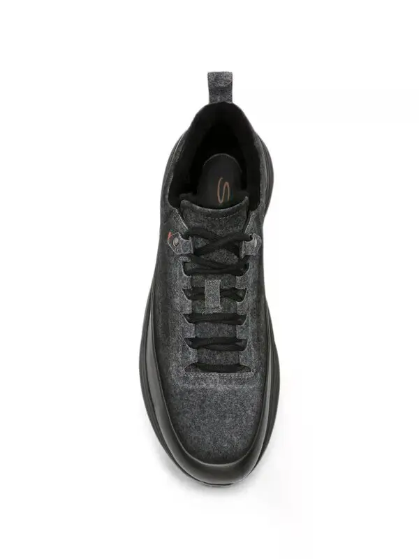 Santoni Bounce Panelled Sneakers