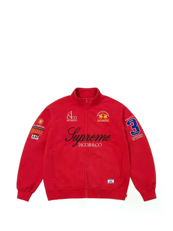 Supreme X La Martina X Jacob & Co Zip-up Sweater - Red