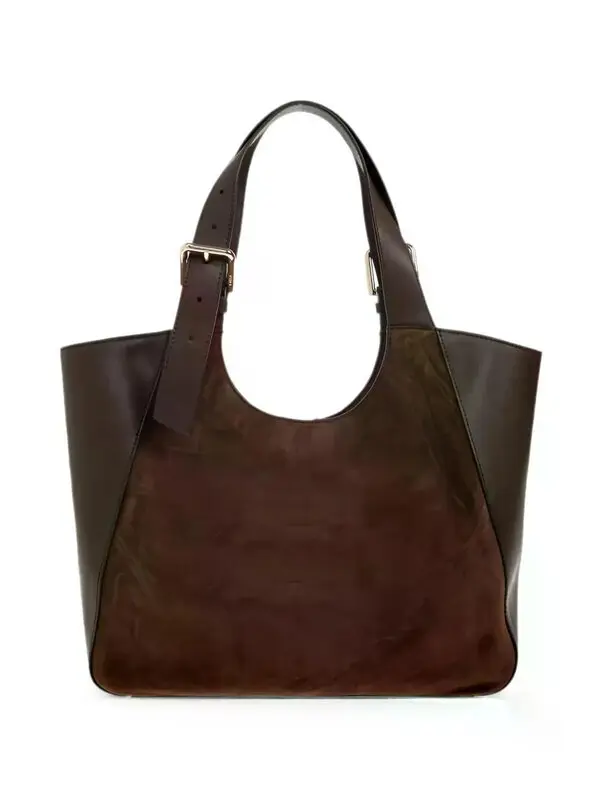 Furla Suede-panelled Shoulder Bag