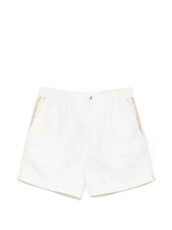 CHE Button-fastening Swim Shorts - White