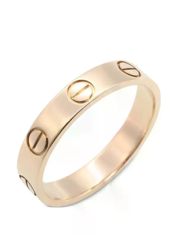 Cartier 18k Rose Gold Mini Love Ring - Pink