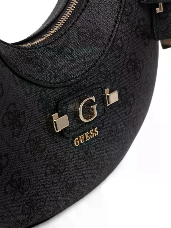 Guess Lindsey Monogram-print Curved Tote Bag