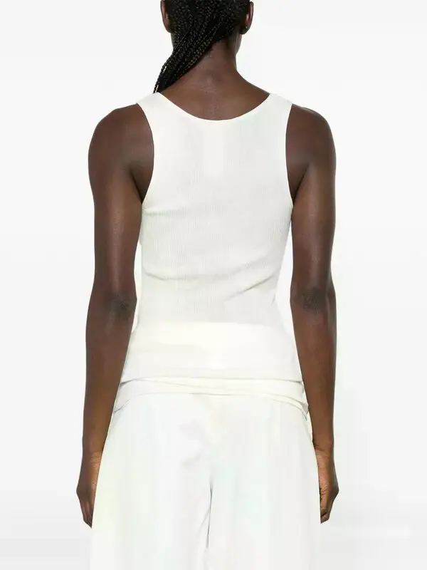THE ROW Danel Ribbed-knit Top